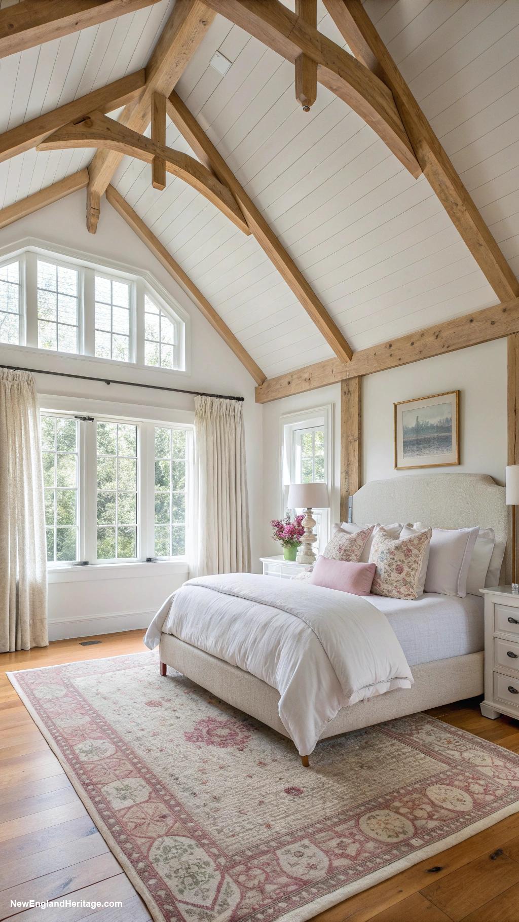 10 Traditional New England White Bedrooms to Inspire Your Dream Retreat